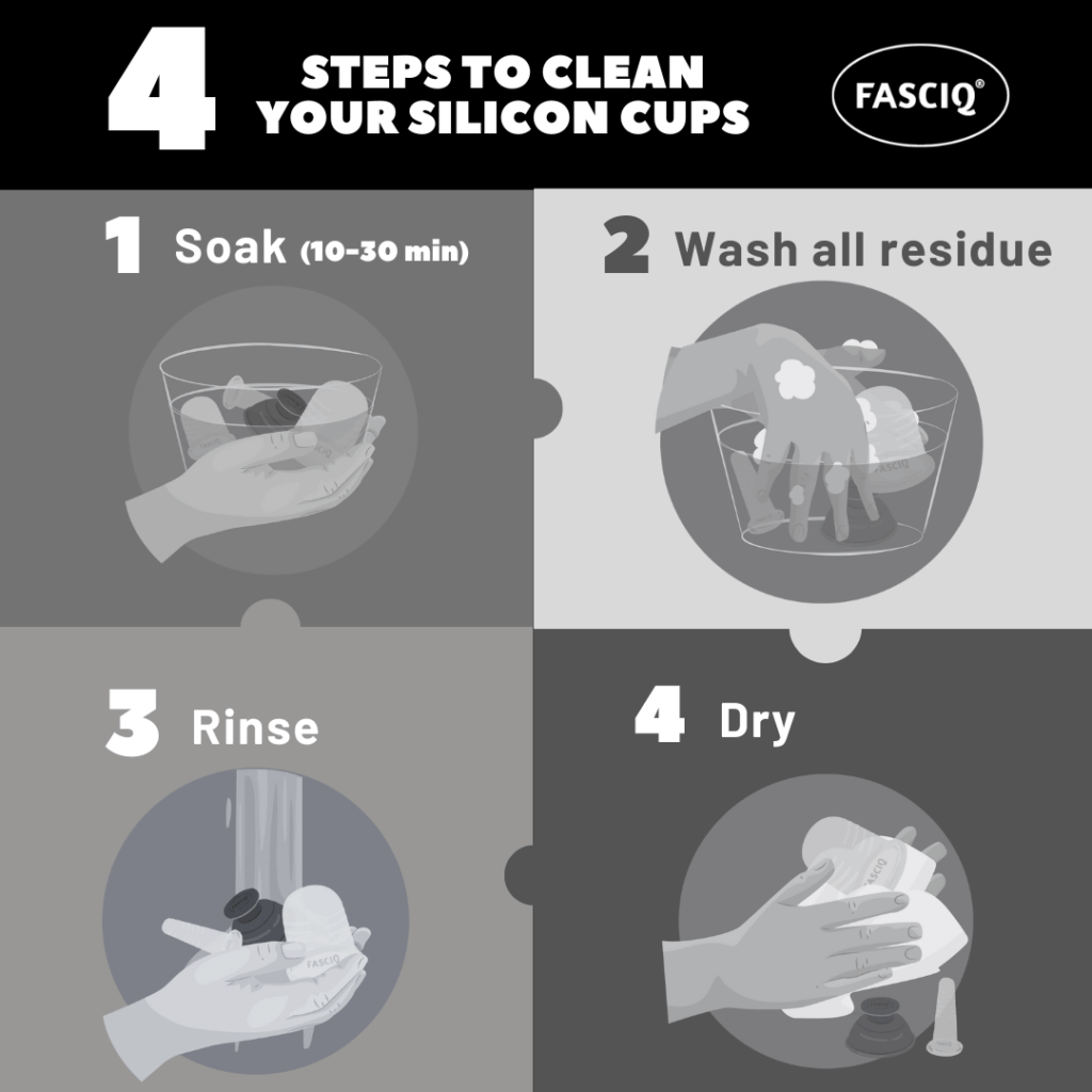 Facial Cupping Set with 4 Cups | Face Cups | FASCIQ®