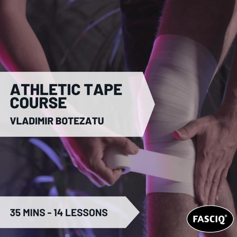 Online Course Athletic Sports Taping with FASCIQ Sports Tape